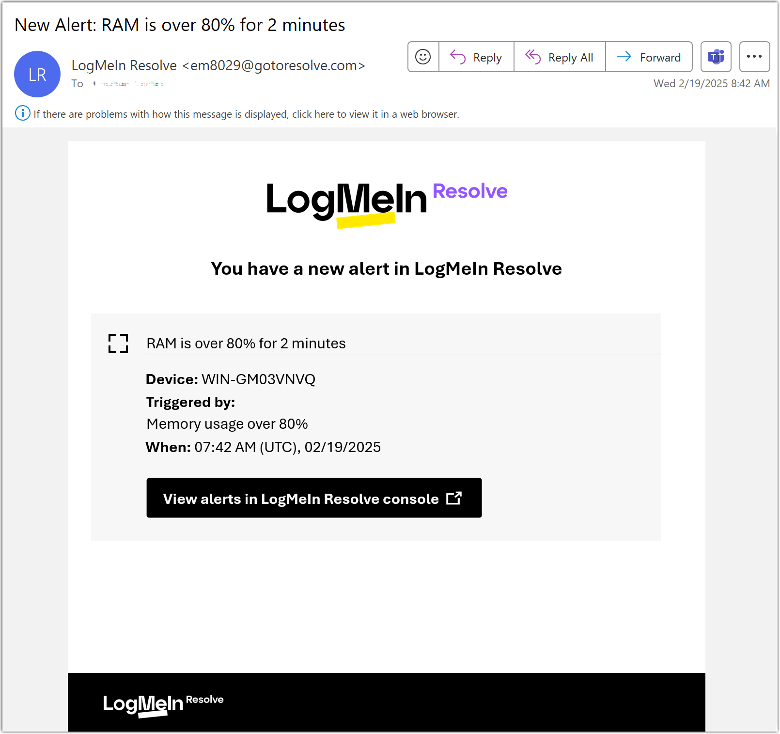 Working with alerts in LogMeIn Resolve - LogMeIn Resolve Support