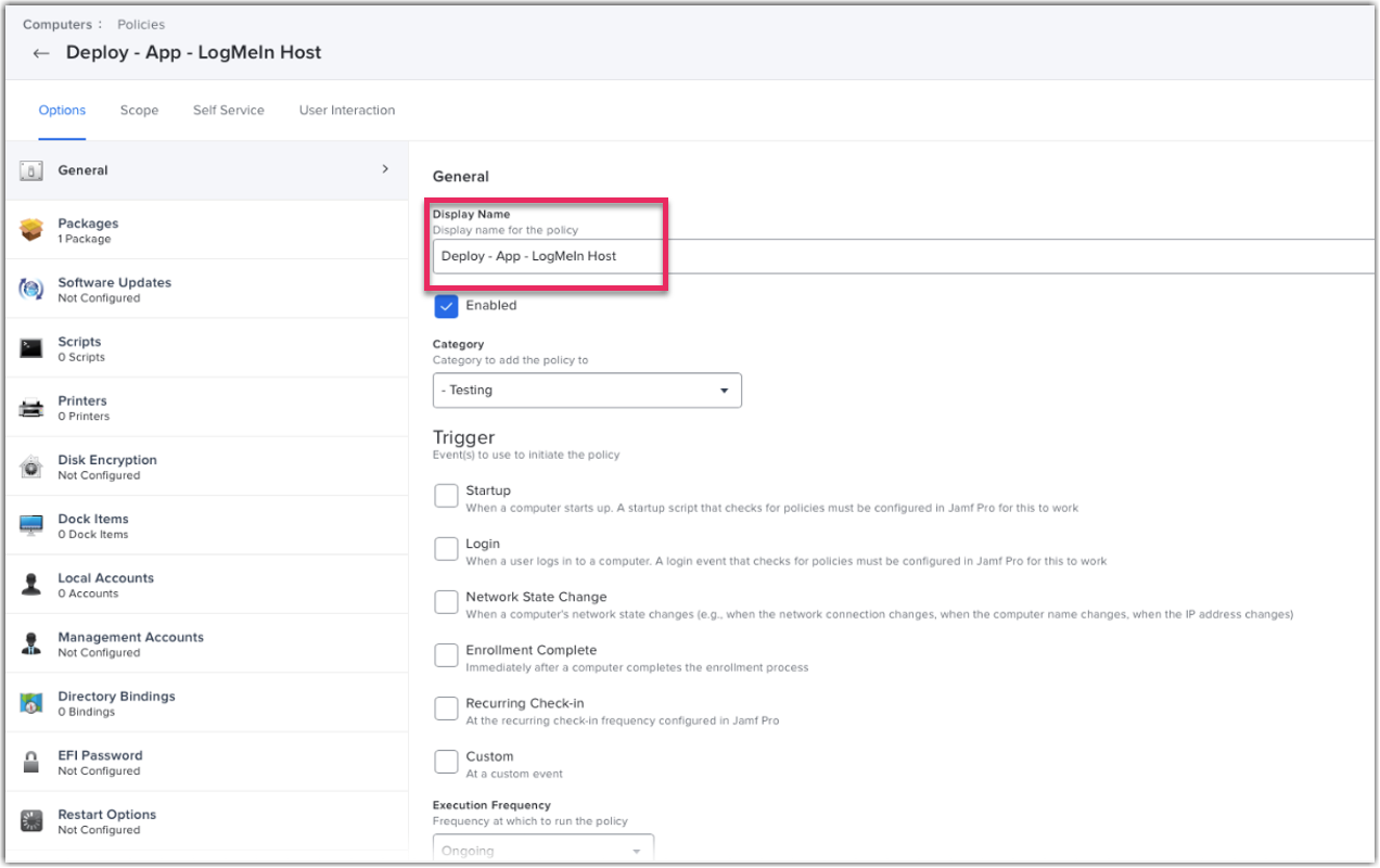 Einrichtung und Bereitstellung des LogMeIn-Host-Installationsprogramms ...
