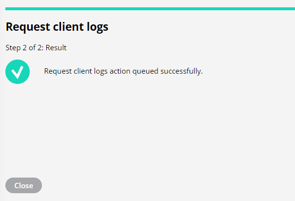 Requesting client logs from a managed device - GoTo Resolve MDM