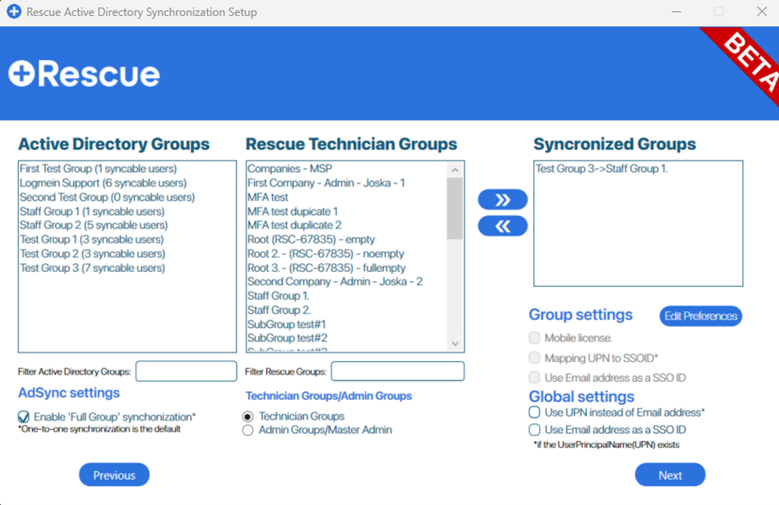 Synchroniser un Rescue groupe administrateur avec Active Directory ...