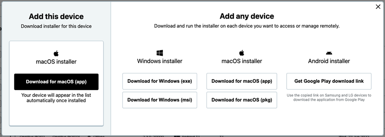 Setting up Devices - GoTo Resolve Support