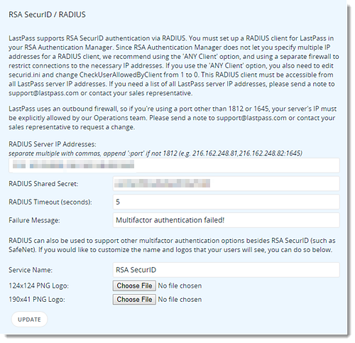 How do I integrate RSA SecurID with my LastPass Business account ...
