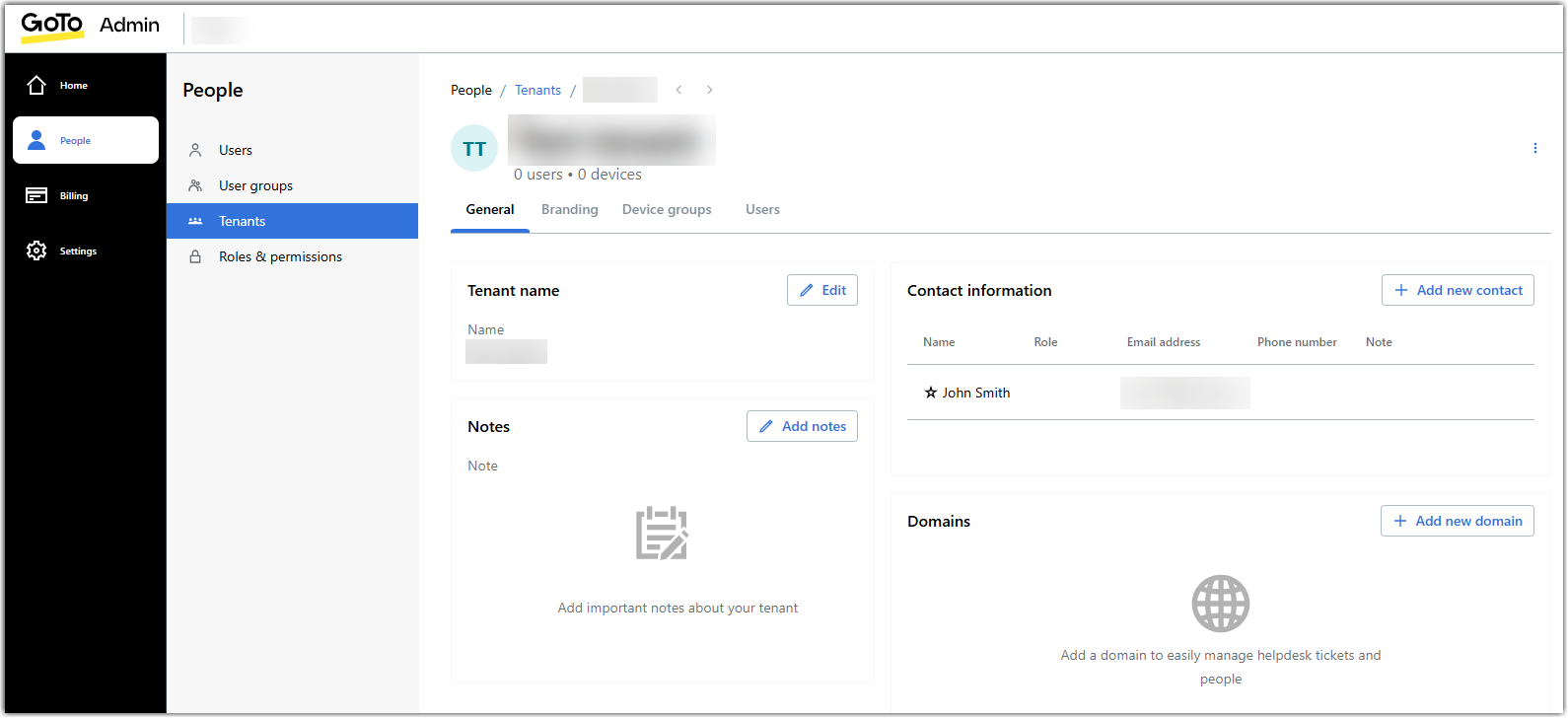 Manage LogMeIn Resolve tenants in GoTo Admin - LogMeIn Resolve Support