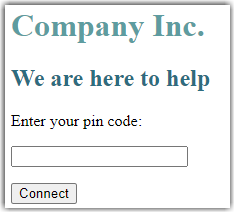 Customizing the PIN Entry Form - GoTo Resolve Support