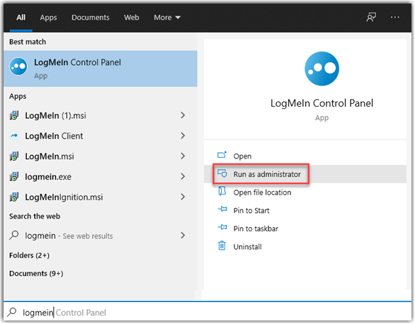 Enable access to a LogMeIn host computer for users in AzureAD - Central Support