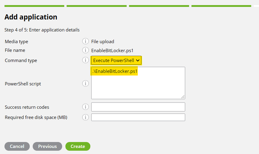 Example Of Script Deployment Enabling Bitlocker For Windows 10 Goto 3305