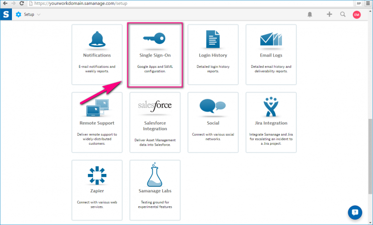 Integratie van de Samanage-app - Support van LastPass